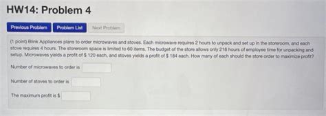 Solved Hw14 Problem 3 Previous Problem Problem List Next