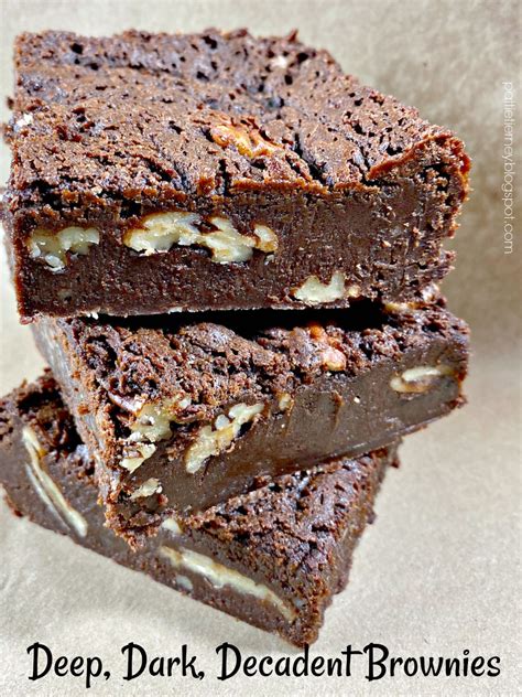 Olla Podrida Deep Dark Decadent Brownies