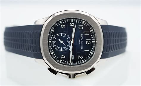 Patek Philippe 5968g Aquanaut Chronograph White Gold Blue Dial 2023