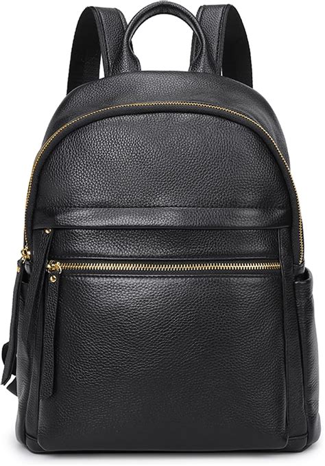 Kattee Genuine Leather Backpack Purse For Women Multi