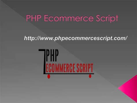 Ppt Ecommerce Script Powerpoint Presentation Free Download Id11005451
