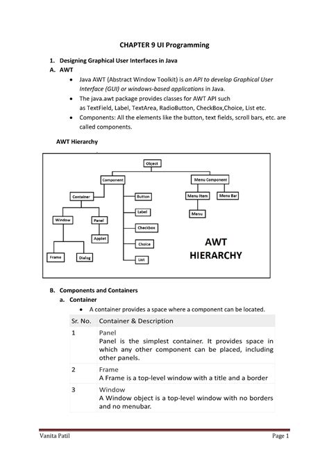 Ch 9 Ui Programming Chapter 9 Ui Programming 1 Designing Graphical