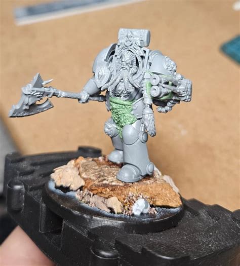 Mini Of The Month Terminator Captain Kitbash R Spacewolves