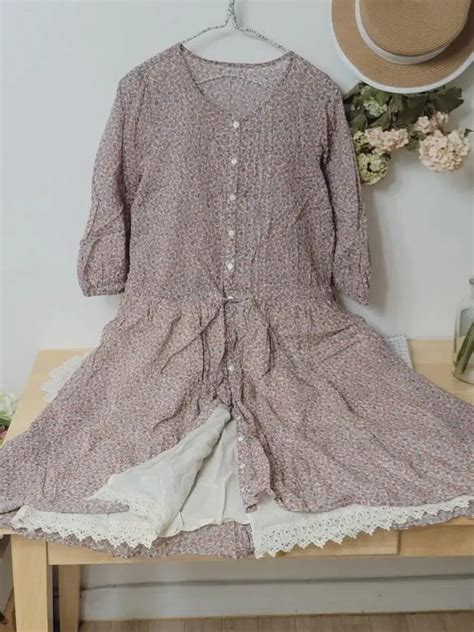 일본빈티지 Earth 레이스 원피스 베이비돌 모리걸 세컨웨어헬로마켓