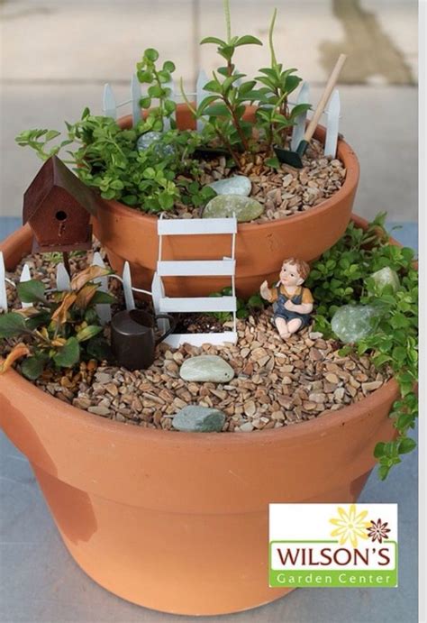 Pin De Blessed Be En Fairy Mini Jardines Jardín En Miniatura Jardinería En Macetas