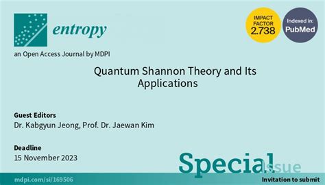 entropy mdpi on linkedin specialissue quantummutualinformation