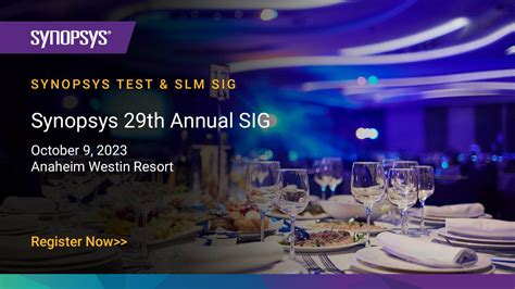 Synopsys Test And Slm On Linkedin Synopsys 29th Annual Test And Slm