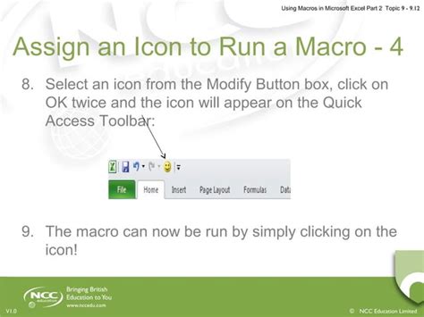 using macros in microsoft excel part 2 ppt business accounting