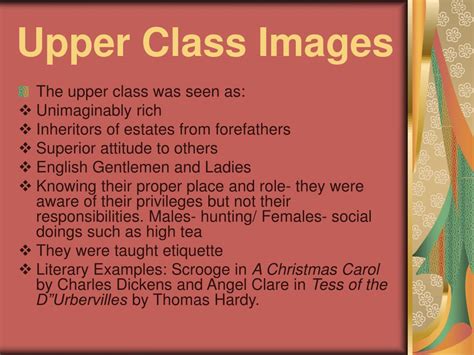 Ppt Victorian Class Structure Etiquette And The Gentlemen Of The 19