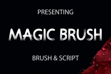Magic Brush Font Free Font