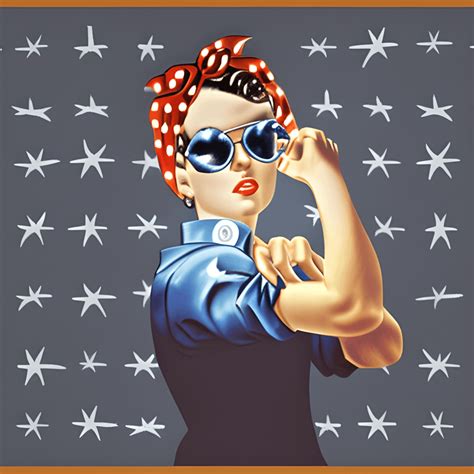 Rosie The Riveter Mom Female Sexy Woman Power · Creative Fabrica