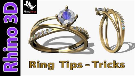 How To Create A Custom 3d Ring Model From A Reference Image In Rhino3d