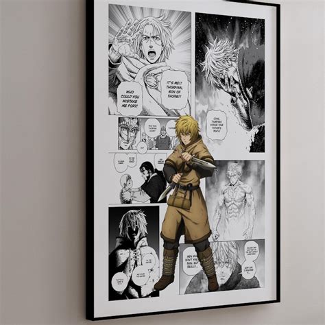 Thorfinn Vinland Saga Manga Panel Etsy