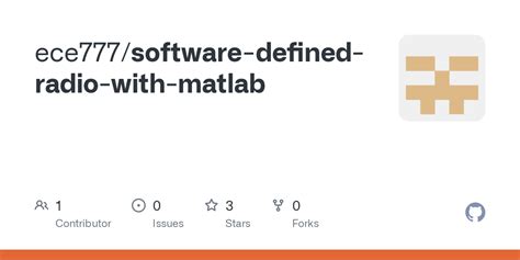 GitHub Ece Software Defined Radio With Matlab
