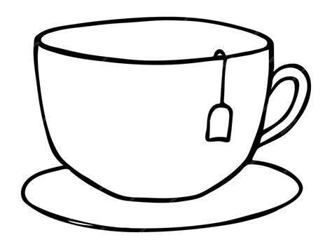 Illustration Mignonne De Tasse De Thé Clipart De Tasse Simple Doodle