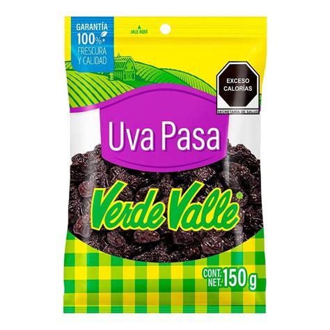 Uva Pasa Verde Valle 150 G Walmart