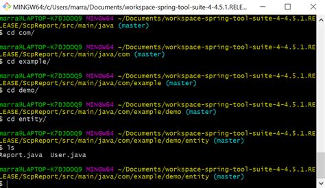 Java Why Is An Entity File Not Visible In Spring Tool Suite 4 Stack Overflow