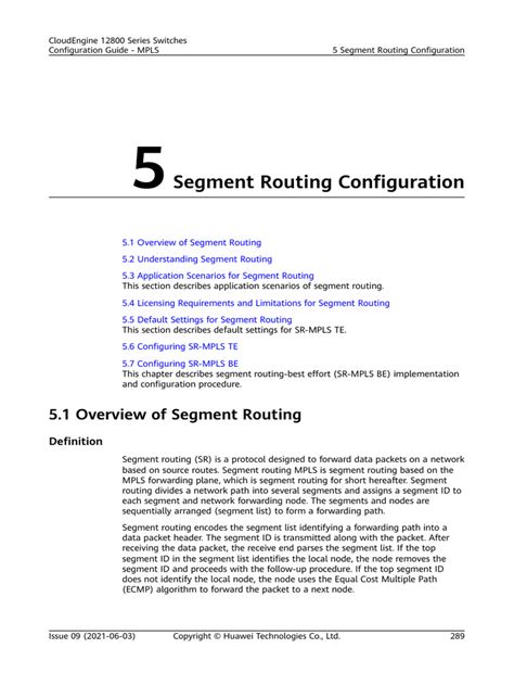 01 05 segment routing configuration pdf networking multiprotocol