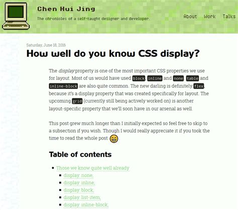 How Well Do You Know Css Display Coding Fribly