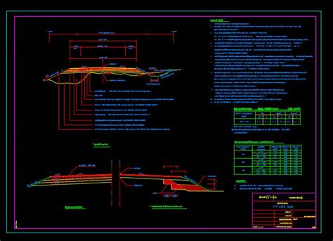 Cape Seal Details Road Cross Section Autocad Free DWG CAD Templates