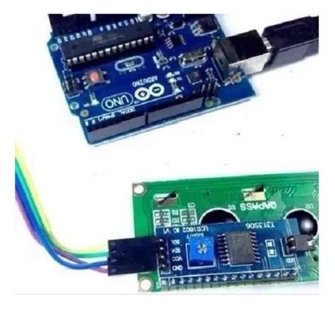 display lcd 16x2 1602 fundo azul c modulo i2c já soldado