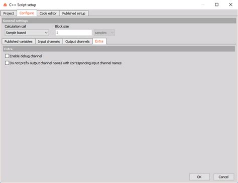 C Script Dewesoft