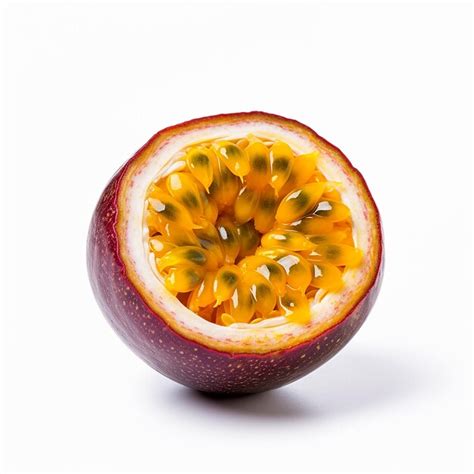 Premium Photo Isolated Passion Fruit On White Background