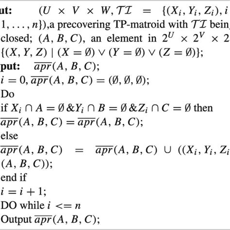diagram of searching for tp matroids in formal contexts download