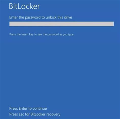 bitlocker self service recovery ria workspace