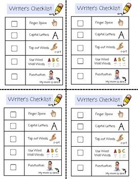 Writers Checklist And Peer Editing Guide By The Classroom Culture Co