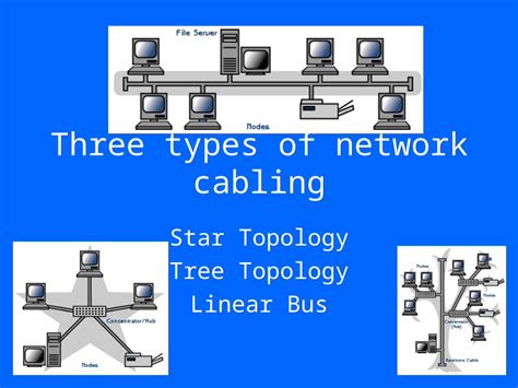 (PPT) Three types of network cabling Star Topology Tree Topology Linear Bus - DOKUMEN.TIPS