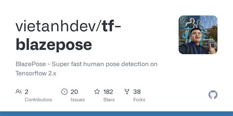 GitHub Vietanhdev Tf Blazepose BlazePose Super Fast Human Pose Detection On Tensorflow X
