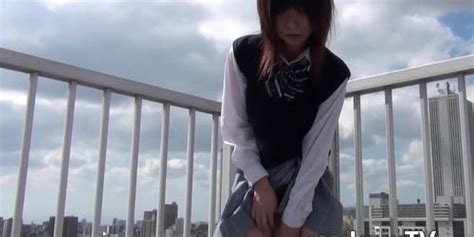 Japanese Woman Pleasing Herself In High Altitude Conditions Tnaflix Com