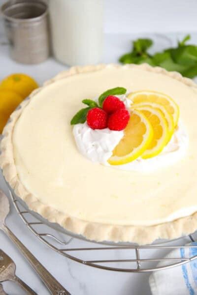 Lemon Chiffon Pie Mom Loves Baking