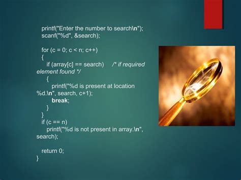Linear And Bianry Search Ppt