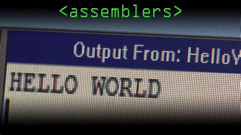 Hello World Assemblers Considered Harmful Computerphile Youtube