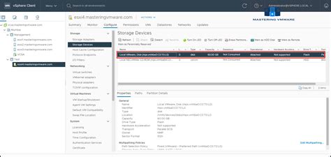 Local Datastore Not Visible In Esxi 7 Mastering Vmware