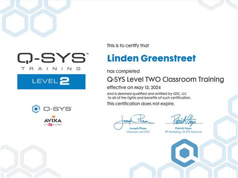 Linden Greenstreet On Linkedin Chuffed About Passing Q Sys Level 2 And Seervision Level 2