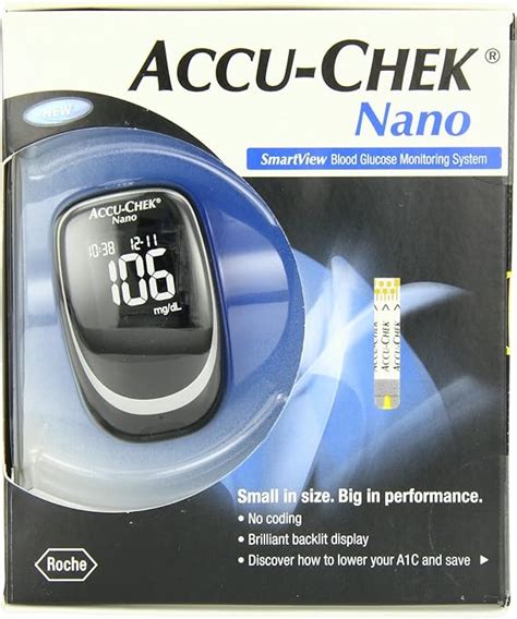 Accu Check Nano Smart View Blood Glucose Monitoring System