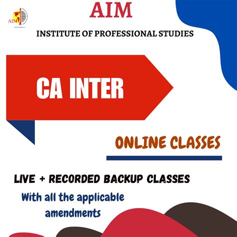 Ca Inter Online Classes Best Ca Coaching