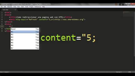 ¿cómo Redireccionar De Una Página A Otra En Html Actualizado Mayo 2025