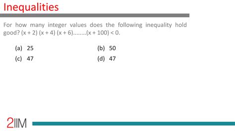 Inequalities Integer Solutions Ppt