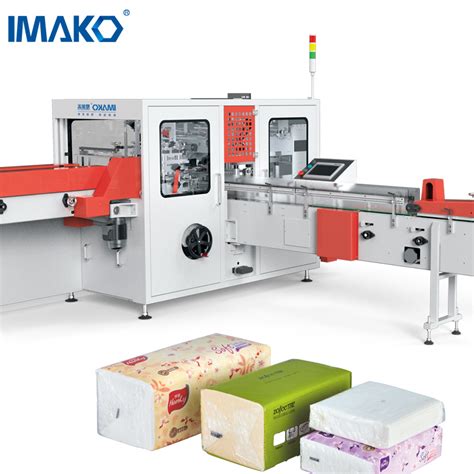 Imako Automatic Film Shrink Wrapping Machine Single Tissue Paper Packing Machine And Carton
