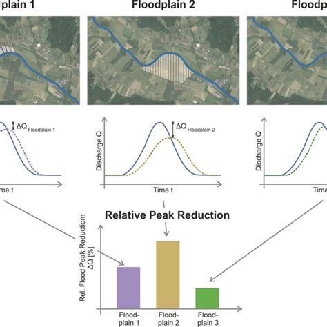 Method For The Determination Of Relative Flood Peak Reduction Download Scientific Diagram