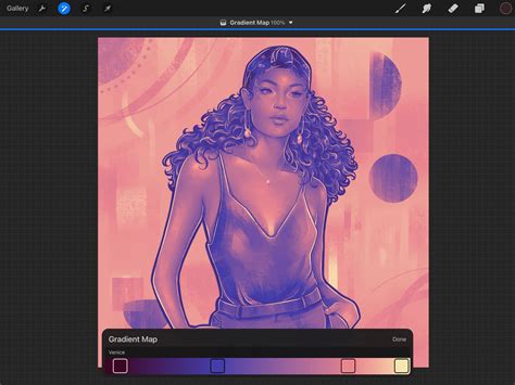 how to quickly color from grayscale in procreate