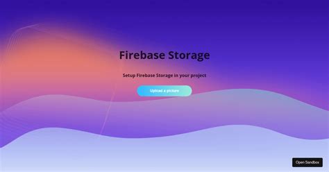 Firebase Storage Codesandbox