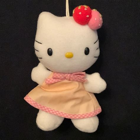 Sanrio Accessories Hello Kitty Mini Dangle Plush Strawberry Rare 999 Poshmark