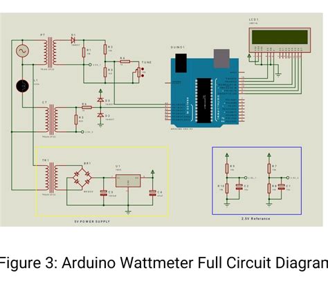 [solved] Figure 3 Arduino Wattmeter Full Circuit Diagrar