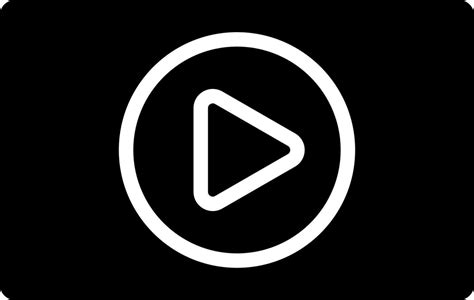Video Play Button Glyph Icon Or Symbol 24252480 Vector Art At Vecteezy