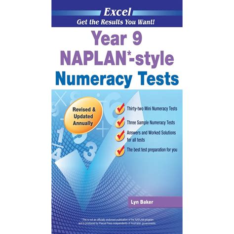 Excel Naplan Style Numeracy Tests Year 9 North Shore Shop